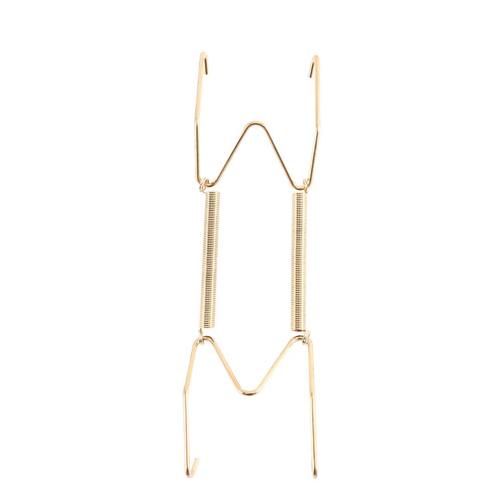 Wall Display Plates Hanger W Type Dish Spring Holder Invisible Hook Home Decor(7 inch)