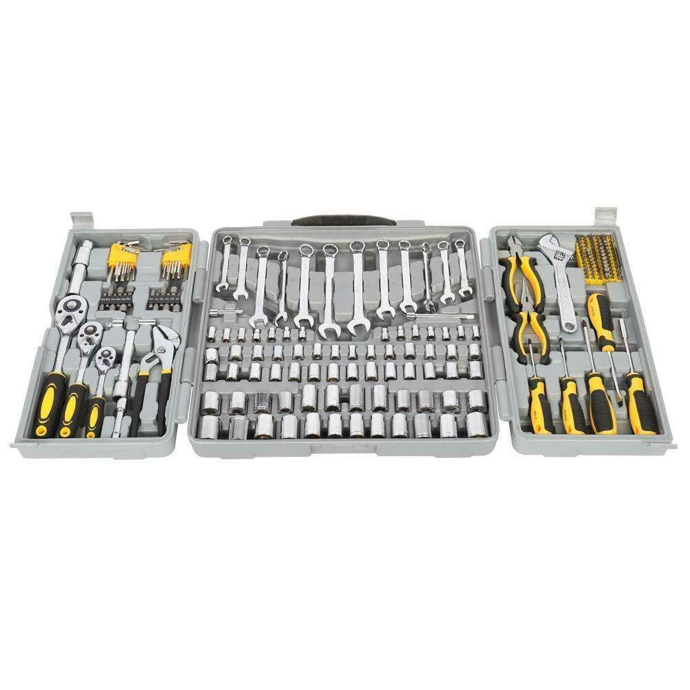 UYSB 205 Pcs Professional Car Repair Tool Set Auto Ratchet Spanner Screwdriver Socket Tool Box Tool Set Tool Bag Storage Box Tool Box Organizer Mechanic Tool Set Tools for Mechanics Multi Tool H