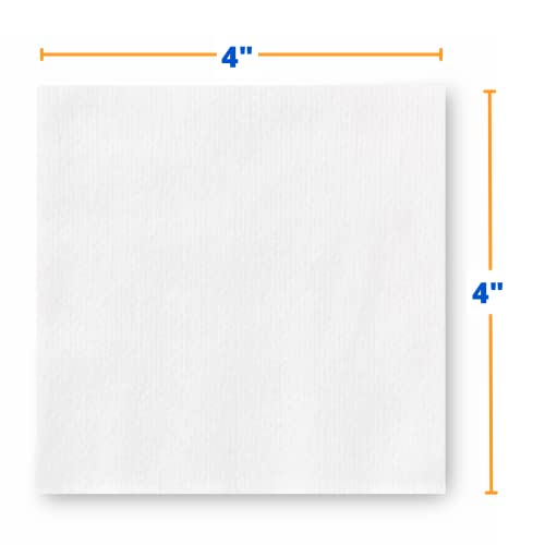 Medline Caring Non-Woven Non-Sterile Gauze Sponge, 4 x 4, 4-Ply (10 Packs of 200)