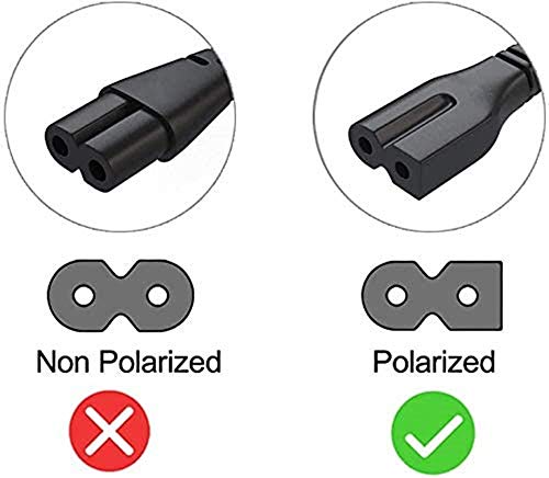 SKKSource AC in Power Cord Outlet Socket Plug Cable Lead Compatible with Bose Solo TV Sound System Model Number 410376 Set top Box soundbar Sound bar
