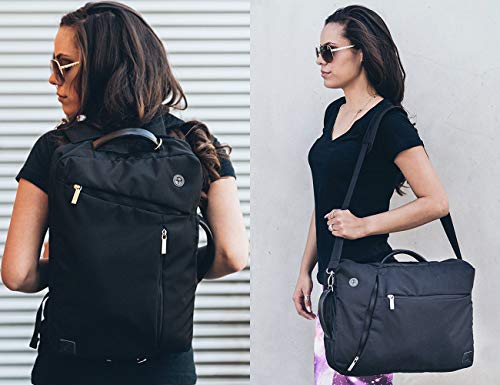 ROXIE 11.6 12 13 Inch Laptop Tablet Backpack Messenger Shoulder Bag Sleeve for iPad Air 13/Pro 13, iPad Pro 12.9, Surface Pro X 9 8 7, Galaxy Tab S9+ S8+ S7+
