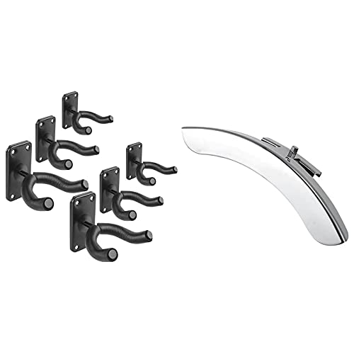 LMMDDP Banjo Armrest Single Leg Banjo Protector Accessory Replacement With 6Pcs Guitar Holder Guitar Hanger Wall Hook Stand