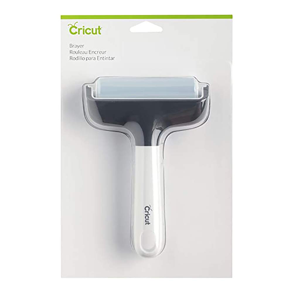 Cricut Brayer, Rubber Roller for Crafts, Works with Fabric, Vinyl, Iron-On & Inking Blocks, Extend Life of Cricut FabricGrip Mat, Compatible with Cricut Maker