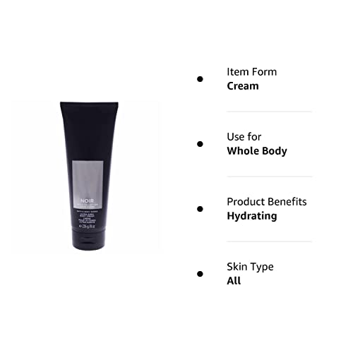 Bath and Body Works Noir for Men Ultra Shea Body Cream 8oz Tube
