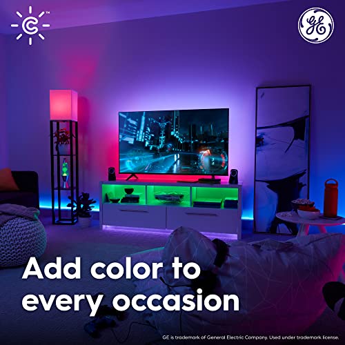 GE CYNC Smart LED Light Strip Extension, Color Changing Lights, Bluetooth and Wi-Fi Lights, Works with Alexa and Google Home, Requires GE CYNC LED Light Strip (sold separately), 40 Inches (1 Pack)