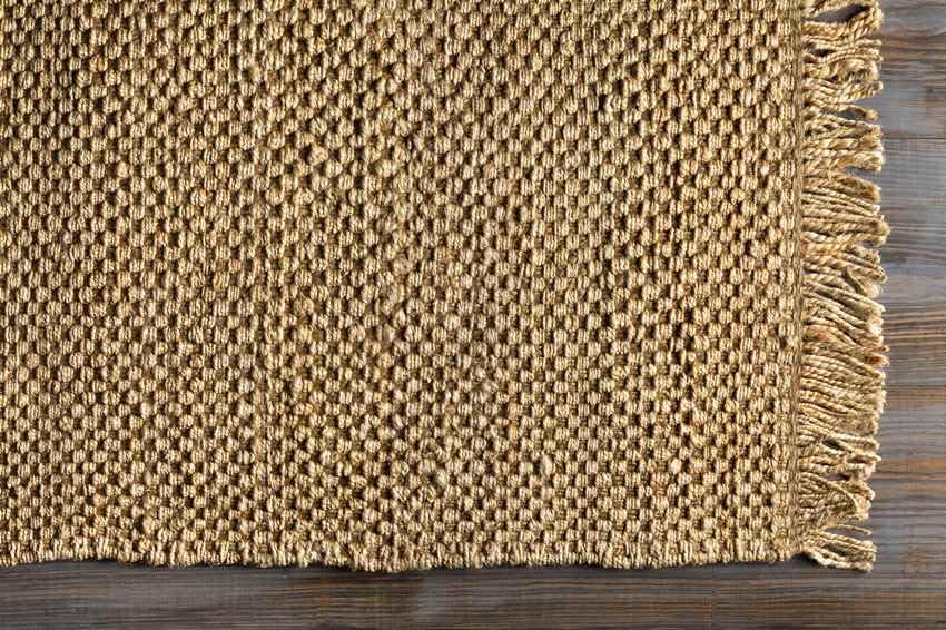 BROOKS DECOR Area Rugs, 2x3 Solid and Border Brown Area Rug Carpet for Living Room, Bedroom or Kitchen (2' x 3')