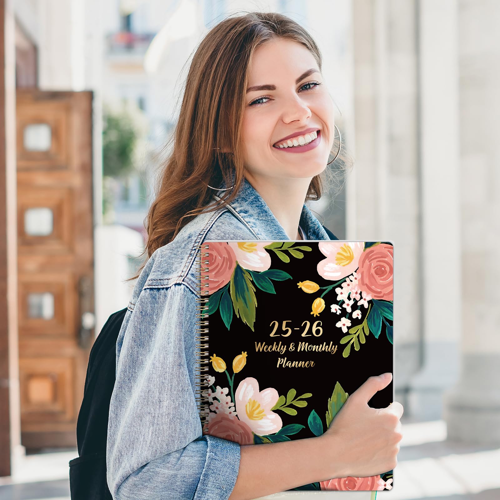 Monthly Planner 2023-2025 - Jul. 2023 - Jun. 2025, Monthly Calendar 2023-2025, 9" x 11", 2 Year Monthly Planner with Monthly Tabs, Flexible Cover,Twin-Wire Binding, Perfect Organizer