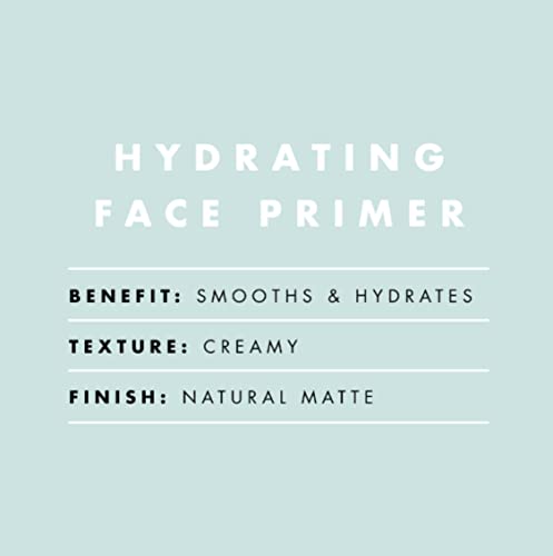 e.l.f, Hydrating Face Primer, Lightweight, Long Lasting, Creamy, Hydrates, Smooths, Fills in Pores and Fine Lines, Natural Matte Finish, Infused with Vitamin E, 0.47 Oz