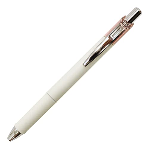 Pentel EnerGel Clena Retractable Liquid Gel Pen, Micro Fine Point 0.3mm Needle Tip, Black Ink, Classical Pink Body (BLN73LP-A)