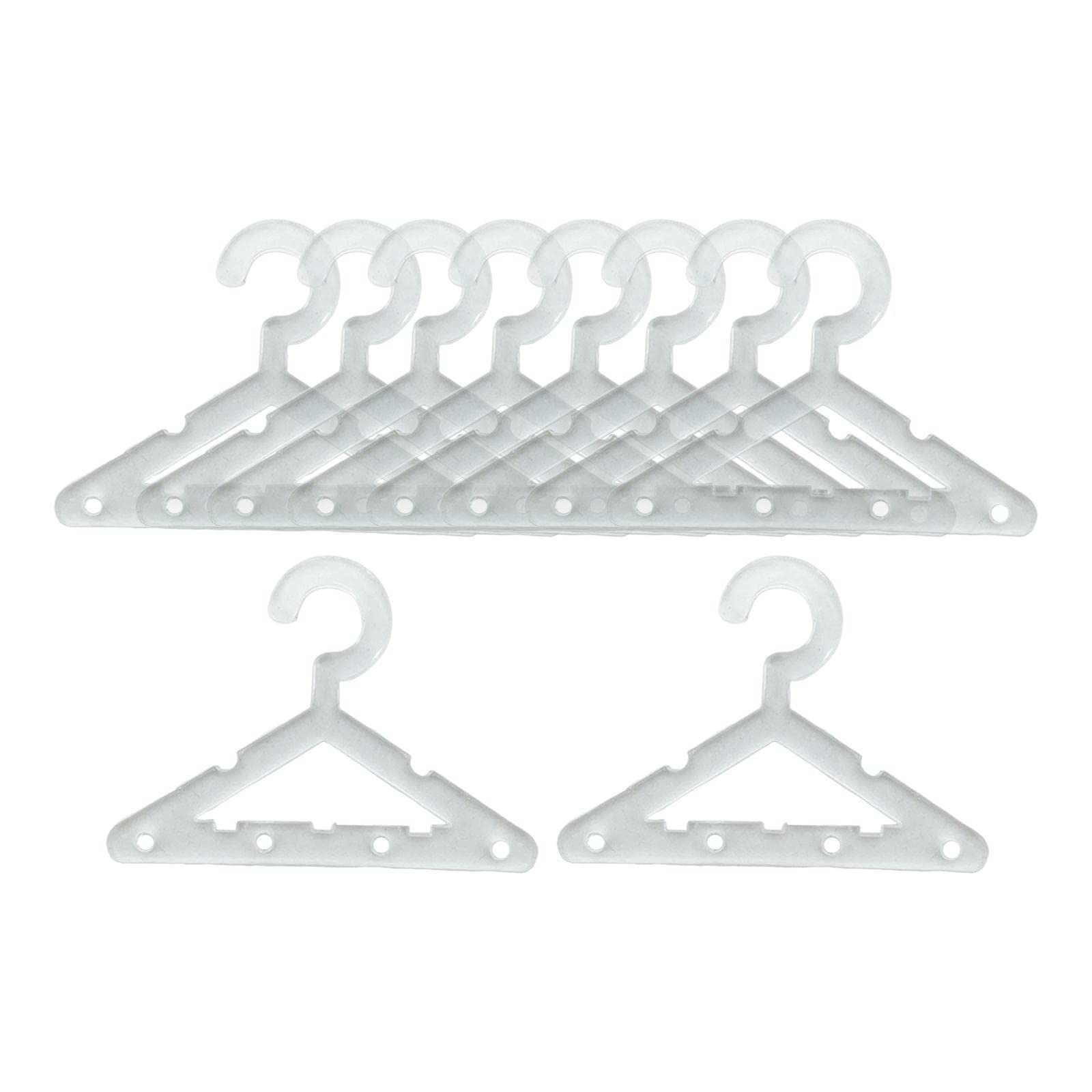 with No Base Acrylic Mini Coat Hanger Rack Earring Hanger for Retail Store Desktop, Clear