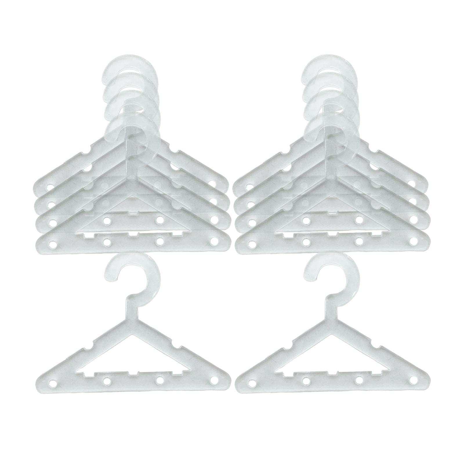 with No Base Acrylic Mini Coat Hanger Rack Earring Hanger for Retail Store Desktop, Clear