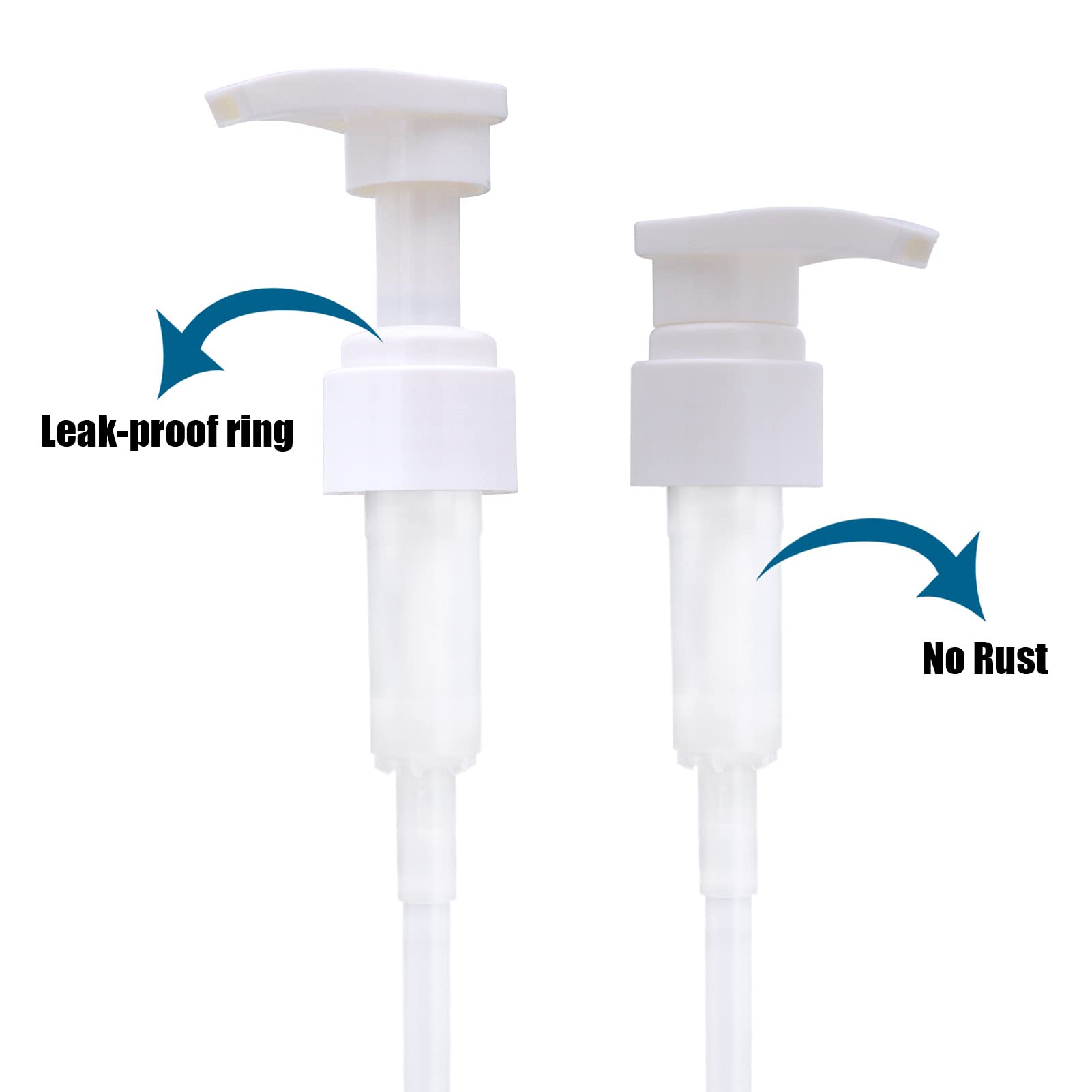 Cosywell Pump Bottle Dispenser Plastic Pump Bottles Refillable Bottles Wide Mouth Jar Style Empty Pump Bottles Bathroom Shower Containers for Lotion Shampoo Conditioner (White, 3X 1000ml)