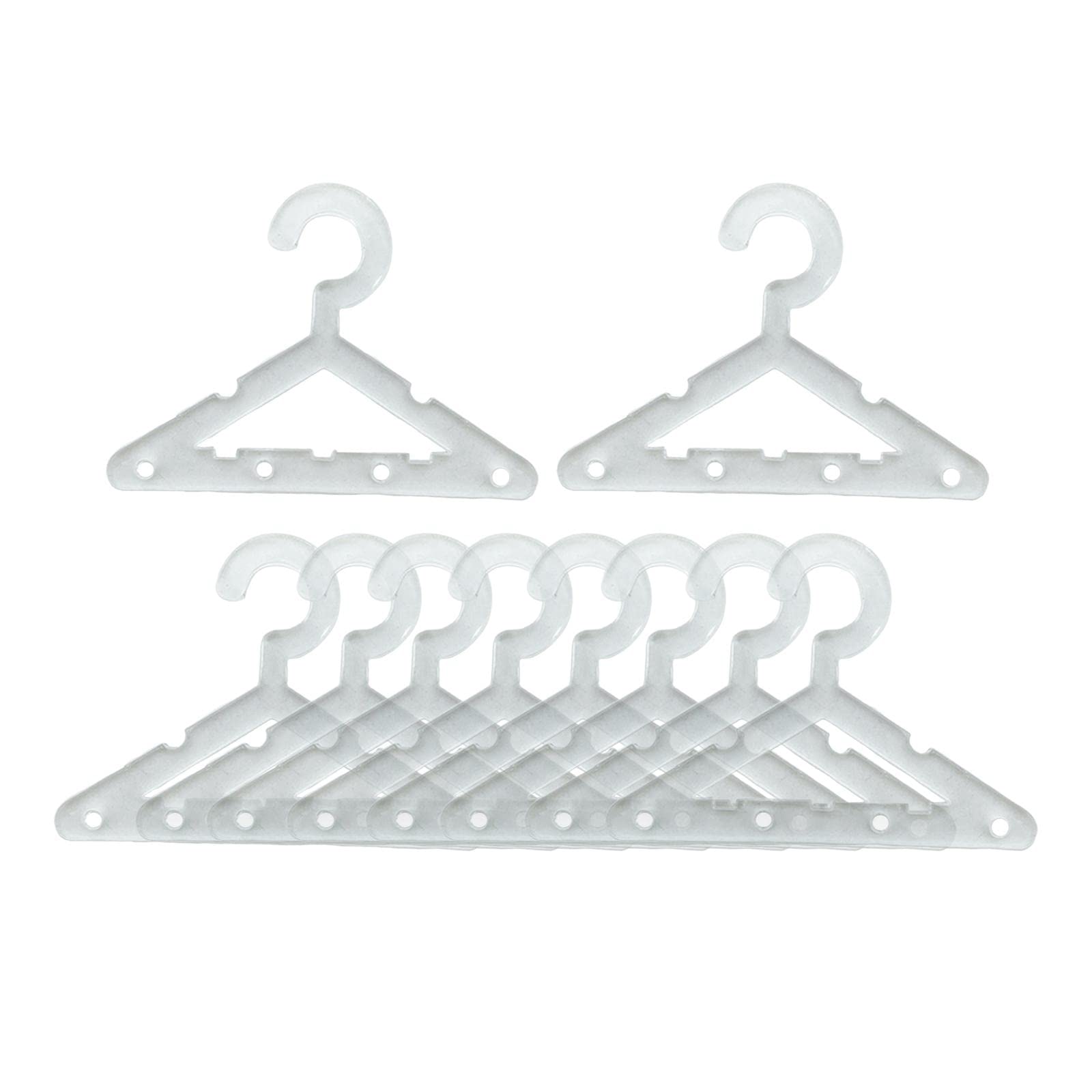 with No Base Acrylic Mini Coat Hanger Rack Earring Hanger for Retail Store Desktop, Clear