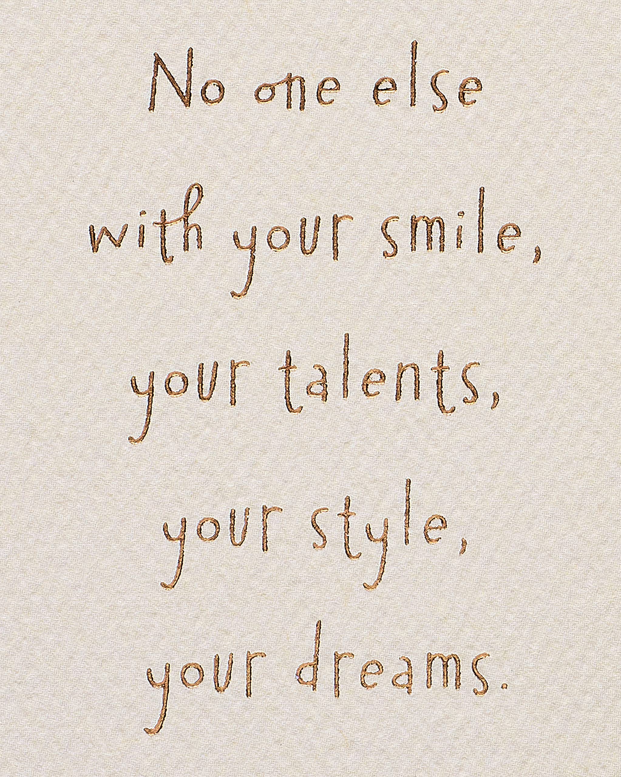 American Greetings Birthday Card for Granddaughter (No One Else Like You)
