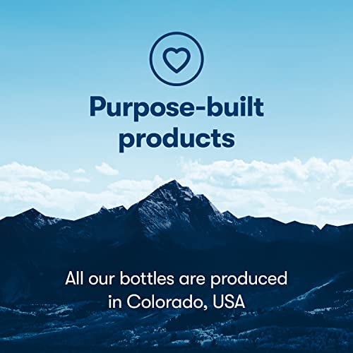 Polar Bottle - Session - 15oz Muck - Navy Blue - Water Bottle – Ideal for Your Mountain Bike Adventure - Fits Most Bike Bottle Cages