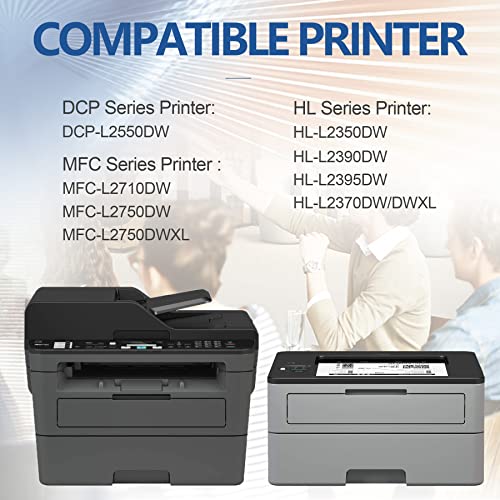 2 Pack High Yield TN770 TN-770 TN 770 Compatible Toner Cartridge Black Replacement for DCP-L2550DW HL-L2350DW HL-L2370DW HL-L2390DW MFC-L2710DW MFC-L2750DW Printer., TN770-2PK