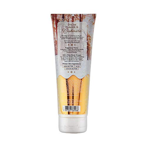 Bath and Body Works Snowflakes and Cashmere Ultra Shea Body Cream 8 Ounce