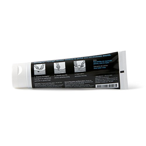 Medline Skintegrity Hydrogel, Clear and Greaseless, Lasts up to 3 Days, 4-oz Tube