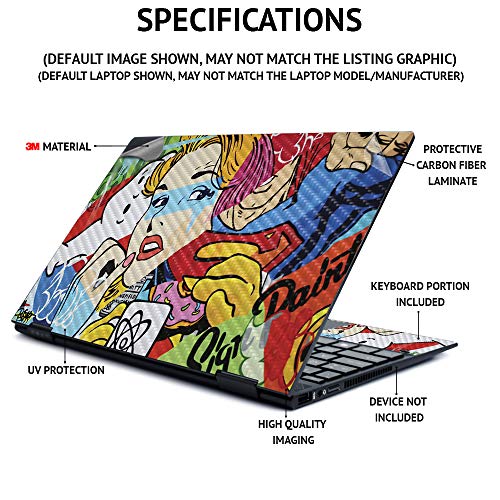MightySkins Carbon Fiber Skin for Apple iPad Pro Smart Keyboard 12.9" (2018) - Burgundy - Protective, Durable Textured Carbon Fiber Finish - Easy to Apply, Remove, and Change Styles - Made in The USA
