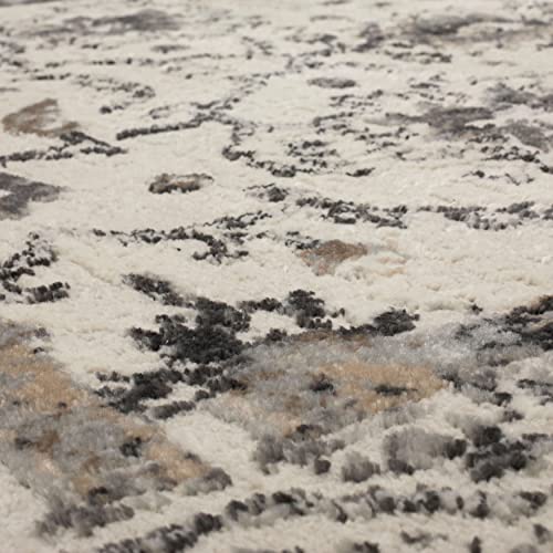 Mohawk Home Shea Traditional Floral Ornamental Gray 3' 11" x 6' Area Rug Perfect for Living Room, Dining Room, Office