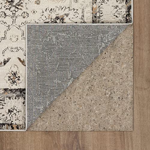 Mohawk Home Shea Traditional Floral Ornamental Gray 3' 11" x 6' Area Rug Perfect for Living Room, Dining Room, Office