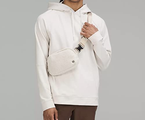 Lululemon Athletica Everywhere Fleece Belt Bag (Light Ivory)