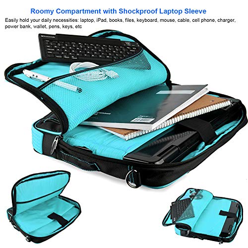 Laptop and Tablet Shoulder Bag Briefcase 11.6 12 12.5 Inch for iPad Pro 13/12.9, iPad Air 13, iPad Pro 11, Surface Pro 11 10 X 9 8 7, Galaxy Tab S10+/S9+/S8+/S7+/S7 FE