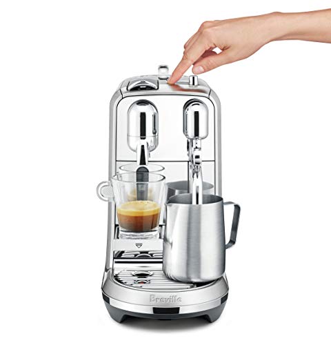 Breville Nespresso Nespresso Creatista Plus Coffee Espresso Machine, Brushed Stainless Steel BNE800BSSUSC