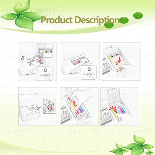LC17 LC77 LC79 LC450 LC1280 LC75 LC71 Compatible Ink Cartridge Replacement for Brother MFC-J6910CDW MFC-J6710DW MFC-J5910CDW MFC-625DW MFC-J825DW Printer Set*1
