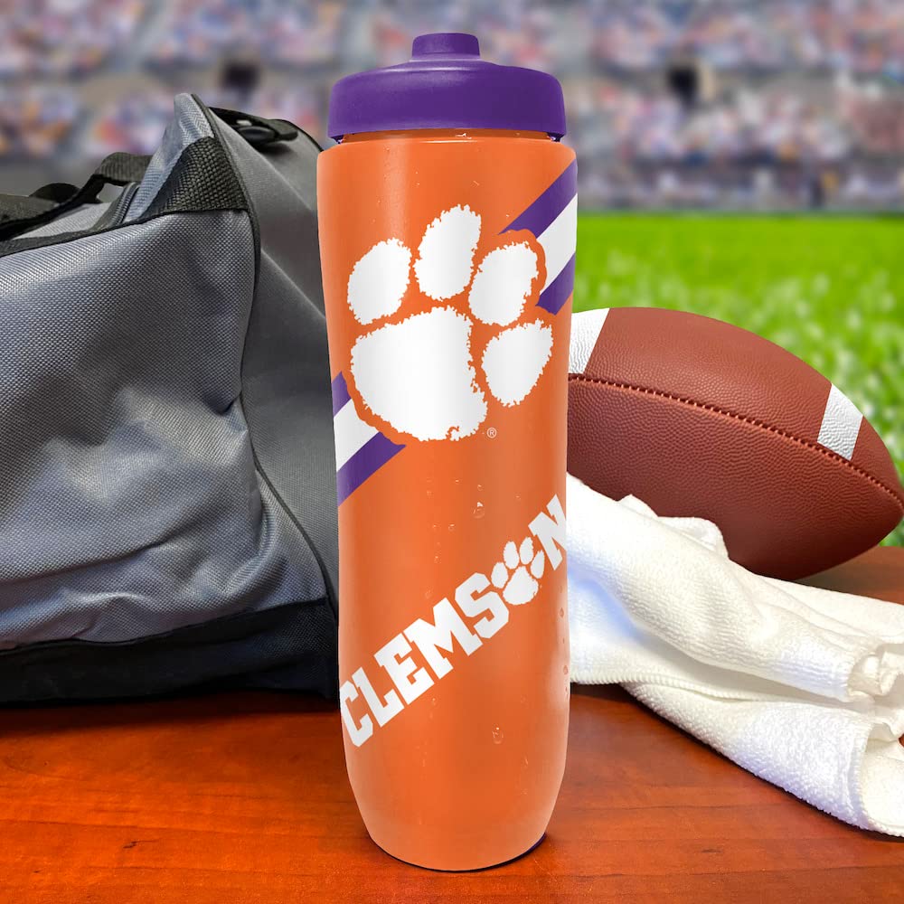 Party Animal NCAA Clemson Tigers Squeezy Water Bottle, Team Color