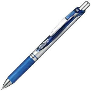 Pentel Energel Deluxe RTX Retractable Liquid Gel Pen, 0.5mm, Fine Line, Needle Tip, Blue Ink-value Set of 3(with Values Japan Original Discription of Goods)