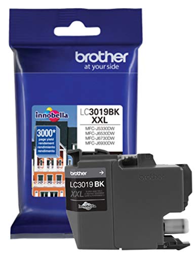Rother LC-3019BK Super High Yield Ink Cartridge - Black - 1 Pack in Retail Packing ā¦