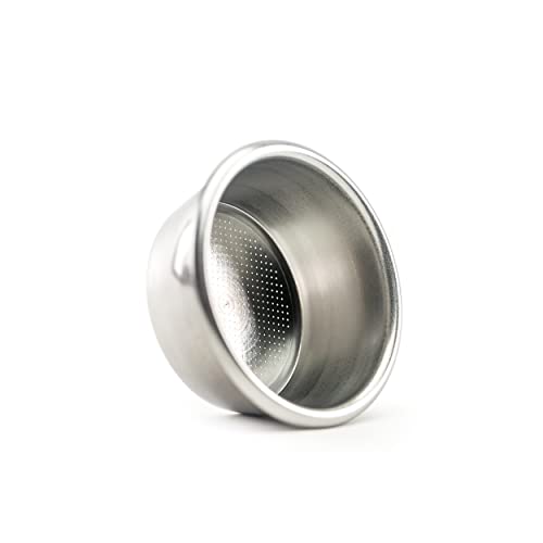Crema Coffee Products | 54mm Portafilter Filter Basket for Breville Espresso Machines | Stainless Steel (Double Shot)