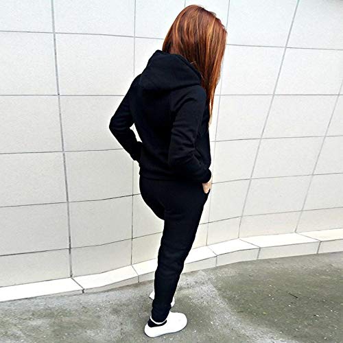 Black Leggings Set Oversize Sweatshirt Women 2 Piece Lounge Set Sweats Track Suits Set Pink Pajama Set Sleeveless Crewneck Tops with Sweatpants Scoop Neck Cute Fall Clothes 2 Piece Sweater Outfits