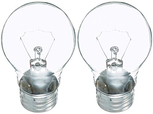 GE wef, (4-Pack) Appliance Clear Light 40w, A15 Bulb Type, Medium Base, 415 Lumens, Soft White, 4 Pack, 4 Count (Pack of 1), 15206