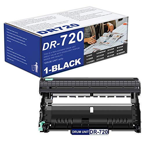 GULOYA Compatible 1 Pack DR-720 DR720 Black Drum Unit Replacement for Brother hl-5440D 5450DN DCP-8110DN 8150DN 8155DN 8510DN MFC-8710DW 8810DW 8910DW 8950DW/DWT Printer(Toner is not Included).