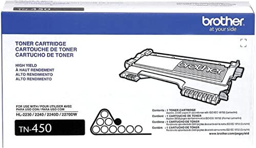 Brother TN450 Toner Cartridge (Black) in Retail Packaging BRTTN450