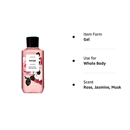 Bath and Body Works ROSE Shea and Vitamin E Shower Gel 10 Fluid Ounce