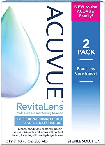 Accuvue RevitaLens Multi-Purpose Disinfecting Solution 12 oz (Pack of 2) - New Version