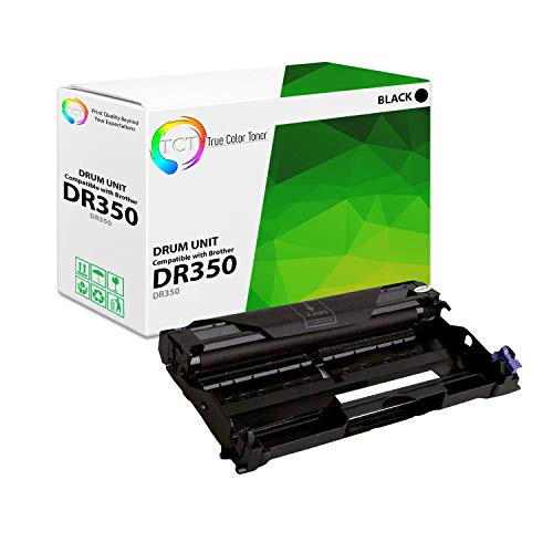 TCT Premium Compatible Drum Unit Replacement for Brother DR-350 DR350 Black Works with Brother HL-2030 2040 2070N, DCP-7020, FAX-2820 2825 2850 2910, MFC-7220 7225N 7420 7820 Printers (12,000 Pages)