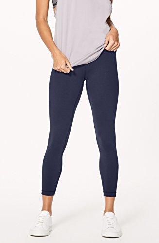 Lululemon Wunder Under Hi Rise 7/8 Tight Yoga Pants (Midnight Blue, 4)