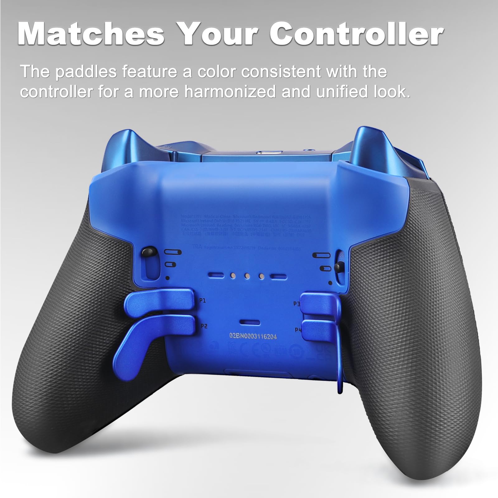 Complete Component Pack for Xbox Elite Controller Series 2 - Accessories Includes 1 Controller Carrying Case, 1 Charging Dock, 4 Thumbsticks, 4 Paddles, 1 Adjustment Tool and 1 Charging Cable(BLUE)