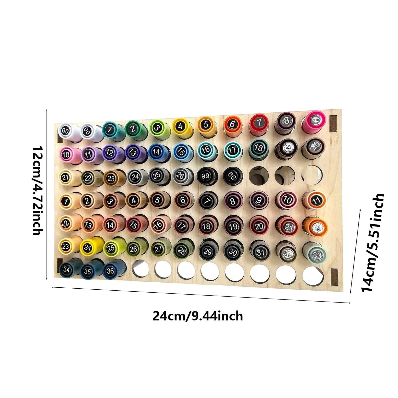 Makeup & Artist Paint Brush Holder 67 Hole, Desk Stand, Holding Rack for Pens,Pencils, Eyeliner, Organize Pens, Crayons, Classroom Cosmetic Brushes Crate Storage Organizer