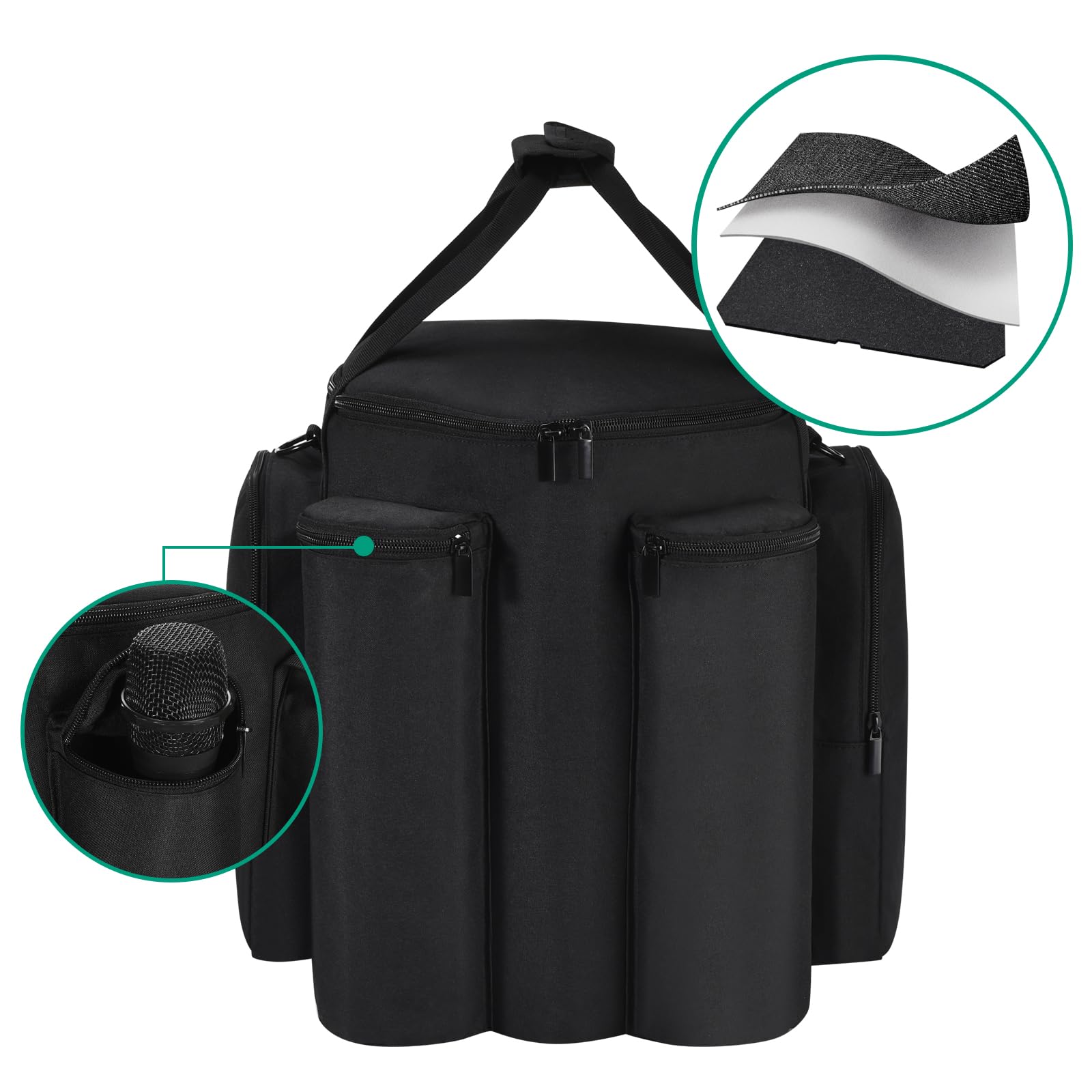 YipuVR Travel Case for Bose S1 Pro/S1 Pro +, Soft Carrying Bag Compatible with BOSE S1 Pro / S1 Pro Plus Portable Bluetooth Speaker,Speaker Cover with Shoulder Strap-Only Case