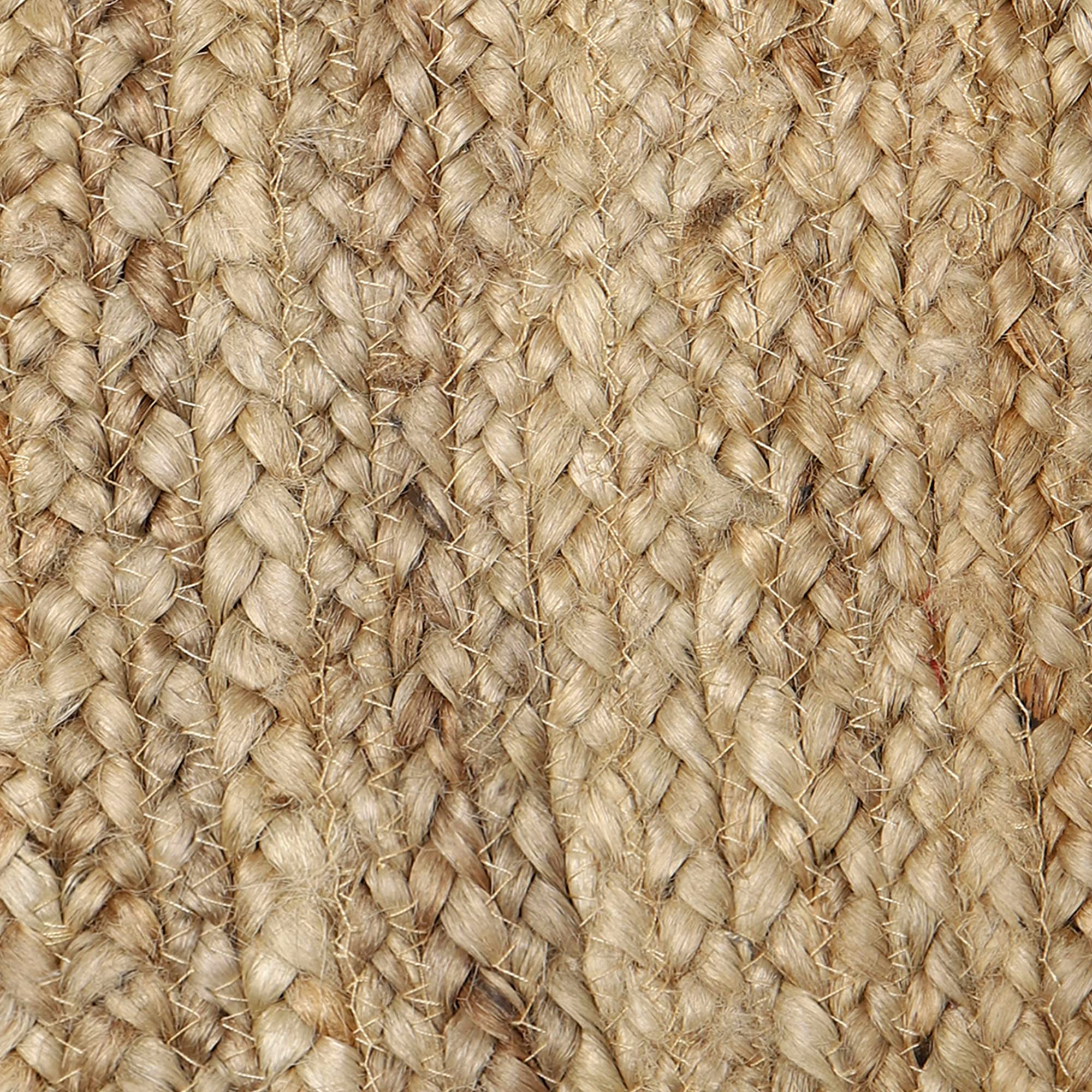 REDEARTH Rectangular Area Rug - Hand Woven Braided 100% Natural Jute - Artisan Made Boho Jute Rugs for Bedroom - Kitchen - Living Room - Farmhouse - Aesthetic Home Decor (8'x10' - Natural)