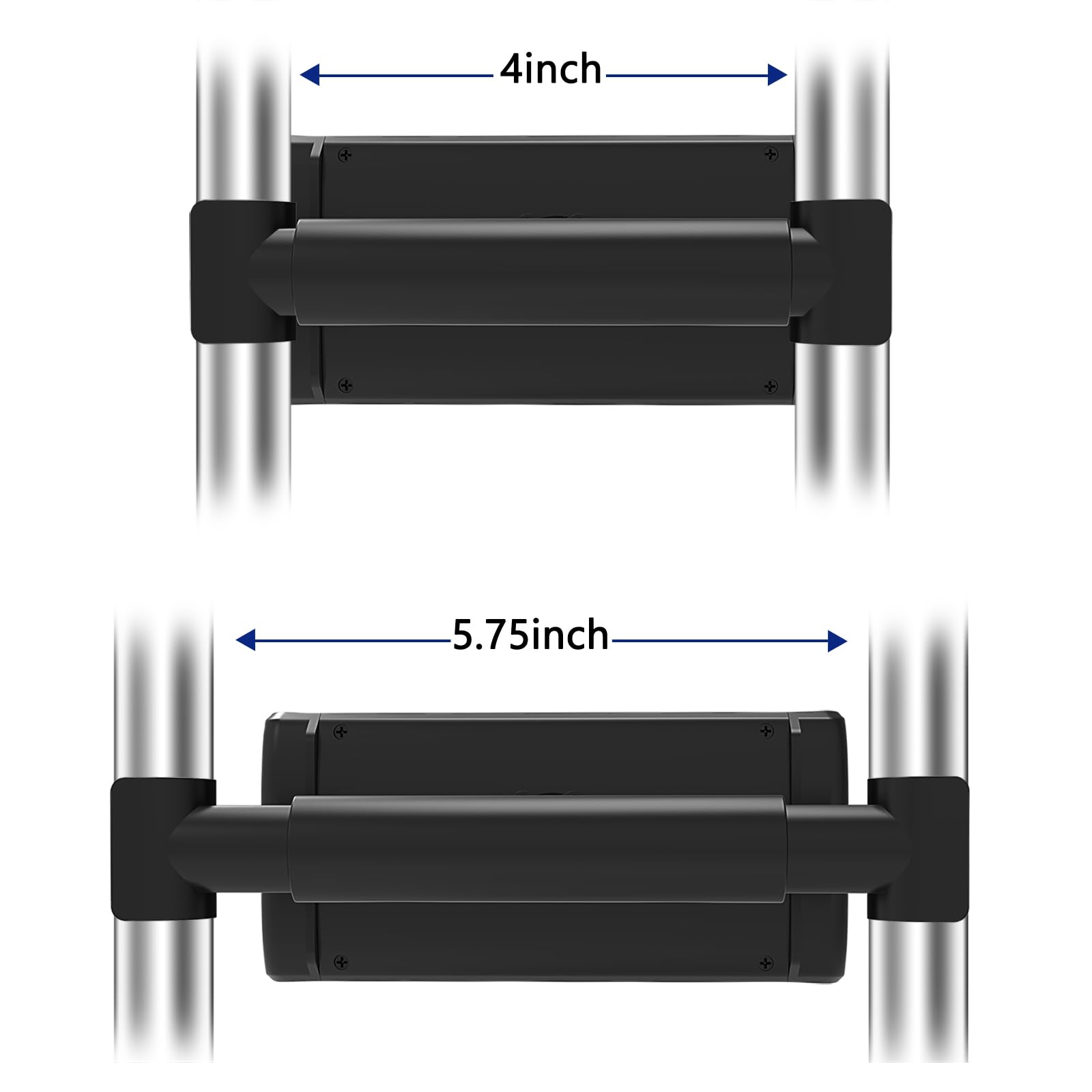 Geekria Car Headrest Mount Holder Gaming Accessories Compatible with Nintendo Switch/Switch OLED/Switch Lite/Cell Phone, or Other 5.5-10.5" Device, 180° Rotating Adjustable (Black)