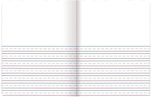 Mead Primary Journal Kindergarten Writing Tablet 2 Pack of BLUE Primary Composition Notebook for Grades K- 2, 100 Sheets (200 Pages) Creative Story Notebooks for Kids, 9 3/4 in by 7 1/2 in.