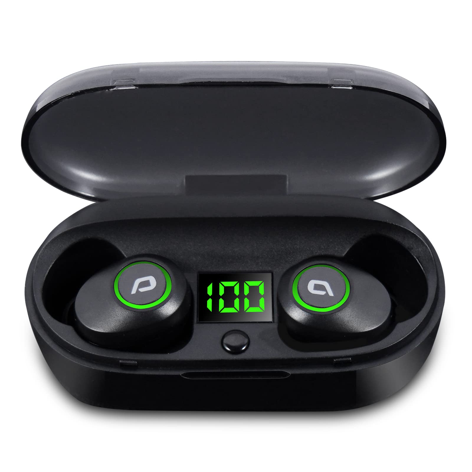 Bluetooth Headphones Wireless Earbuds with Wireless Charging Case IPX7 Waterproof Stereo Headphones in Ear Headset Premium Sound