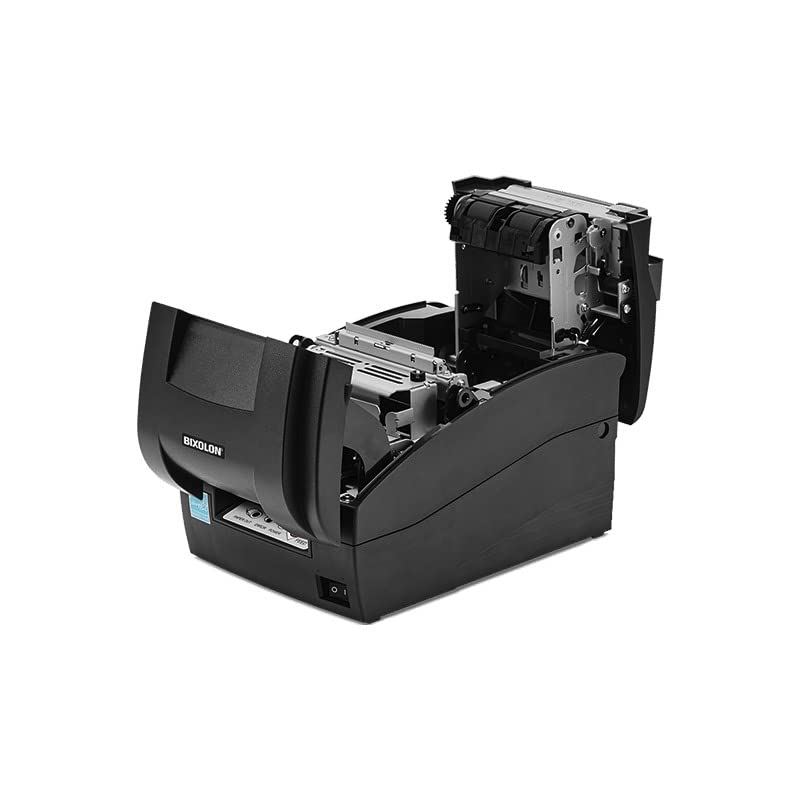 BIXOLON Receipt Printer - Two-Color (Monochrome) - dot-Matrix - Roll (3.25 in) - 80 x 144 dpi - 9 pin - up to 5.1 Lines/sec - Parallel, USB 2.0 - Cutter - Dark Gray