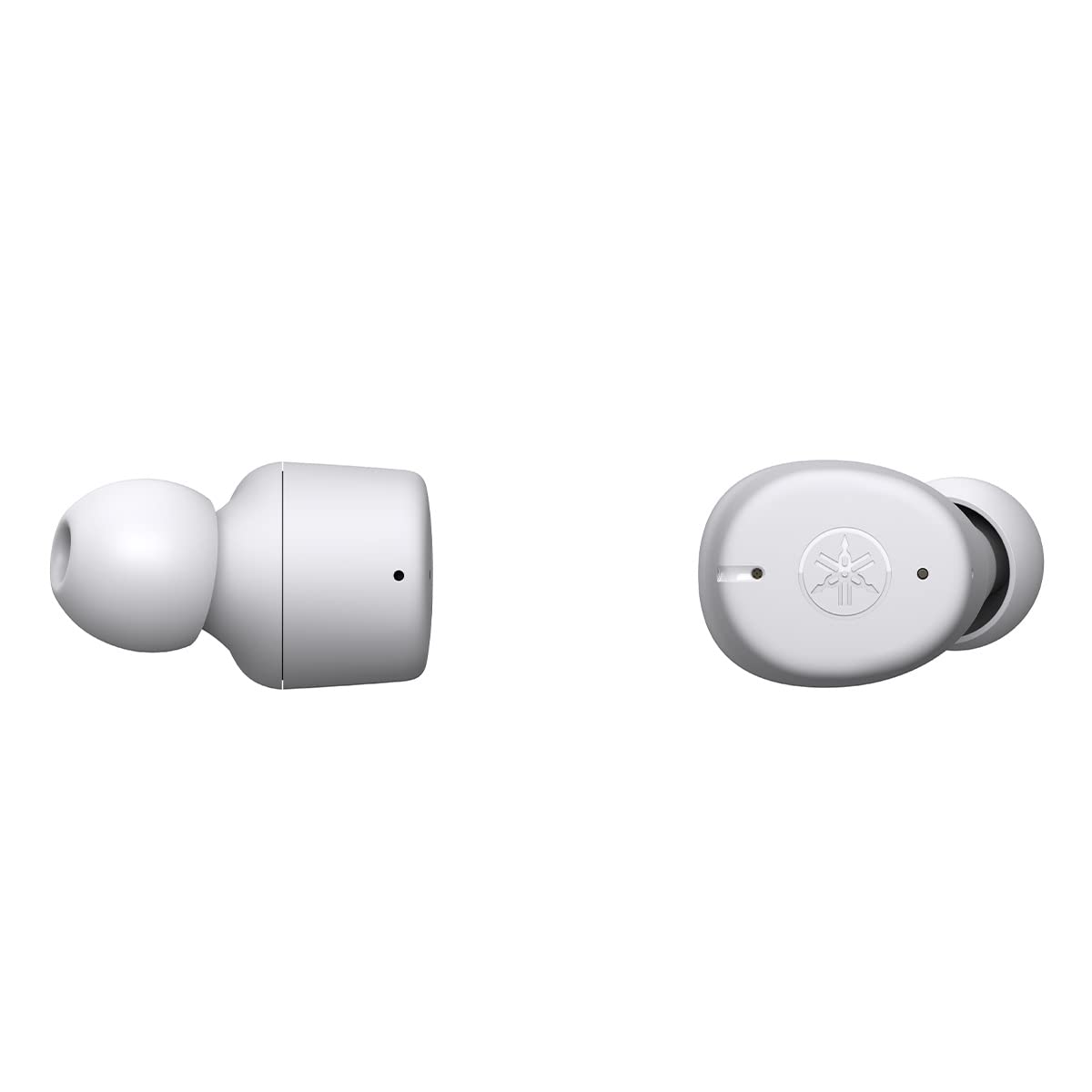 YAMAHA TW-E3C True Wireless Earbuds with Ambient Sound, Clear Voice Calling, & Gaming Mode (Gray), Small